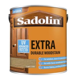 Sadolin 5028574 Light Oak Extra Durable Woodstain 1 Litre